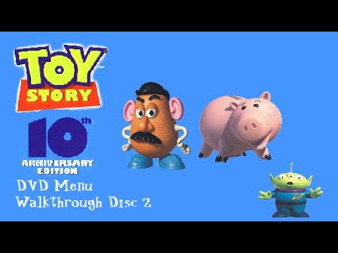 Toy Story 10th Anniversary Edition DVD Menu Walkthrough Disc 2 - YouTube