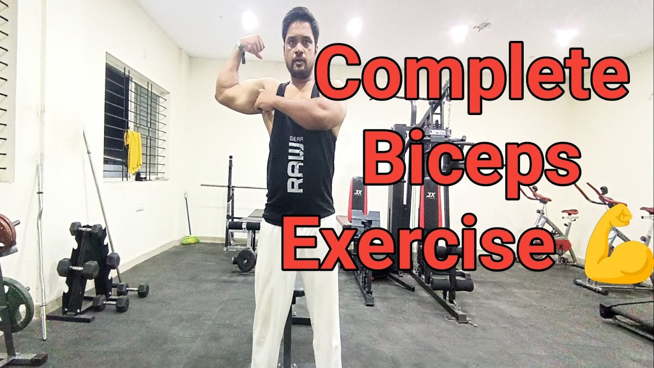 Complete Biceps Exercise 💪 #biceps #bicepsworkout - YouTube