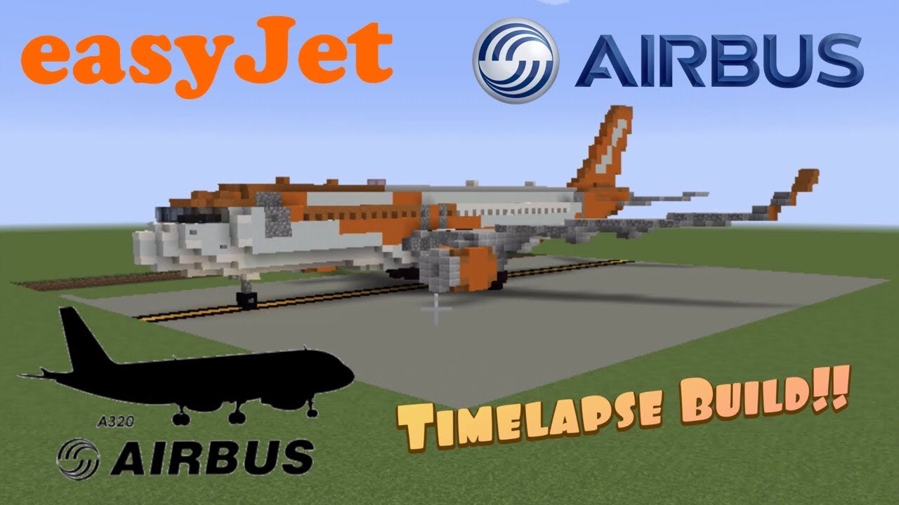 EasyJet A320 - Timelapse Build - (Minecraft!!) - YouTube