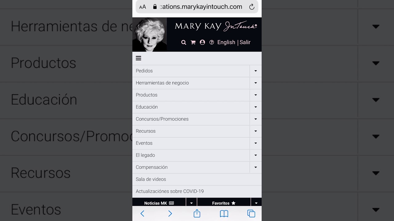 Mary Kay In Touch. Cómo encontrar los productos. Sus informaciones ...