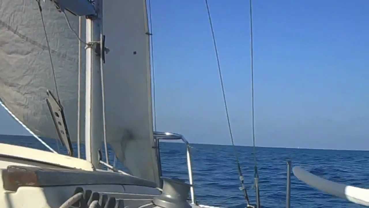 sailing a Hunter Medina 20 in Malta - YouTube