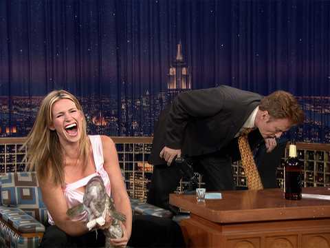 Natasha Henstridge Teaches Canadian Traditions | Late Night with Conan O’Brien