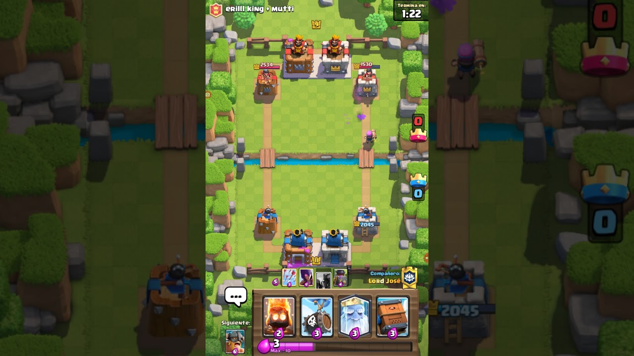Una partida con el regreso de jose (clash royale) - YouTube