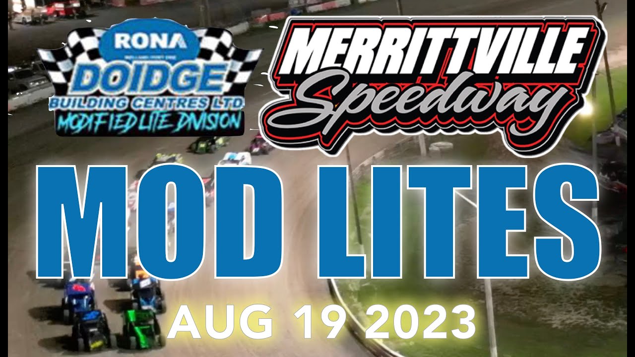 🏁 Merrittville Speedway 8/19/23 MOD LITE FEATURE RACE - 20 Laps - YouTube