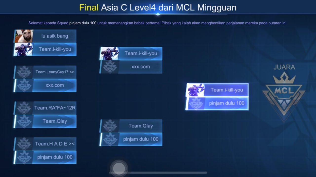 FINAL MCL 3 - SOLO - MOBILE LEGEND - YouTube