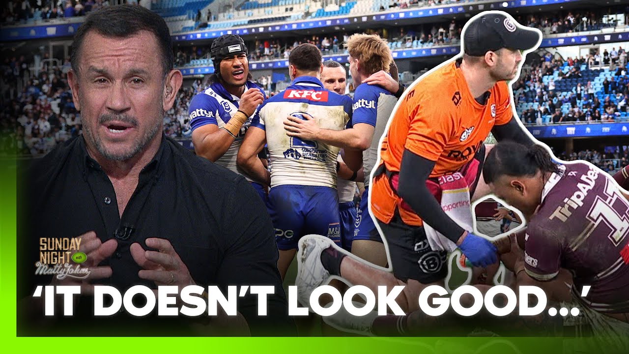 Dogs power past Manly 😤 Finals dream fading after Olakau'atu injury ...