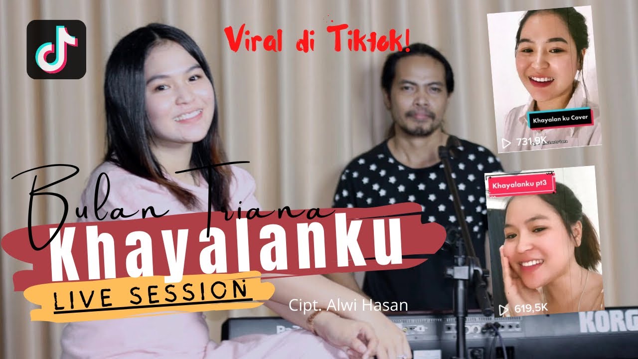 Khayalanku - Bulan Triana ( cover ) | Cipt. Alwi Hasan #liveseasson ...