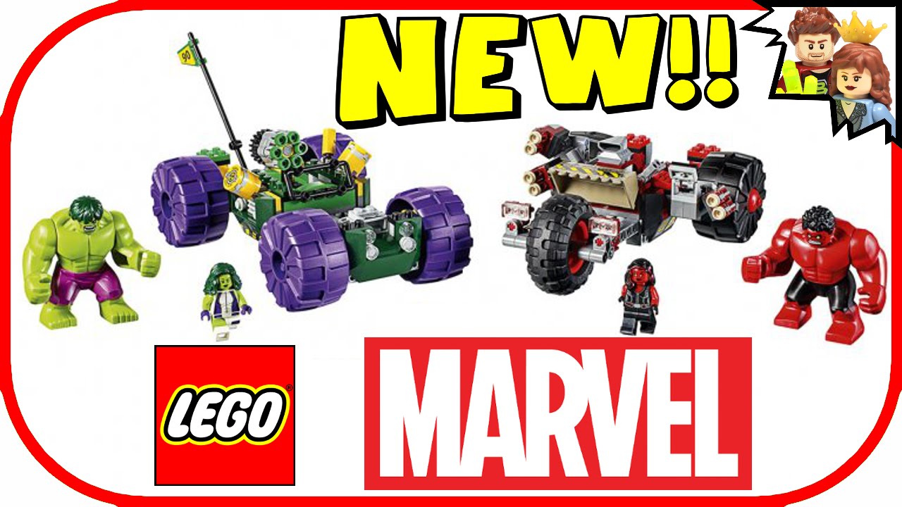 Lego Marvel Red Hulk Set