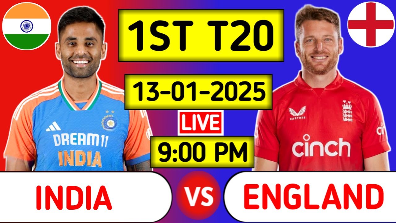 India Vs England 1st T20 Live Score - Part 3 - YouTube