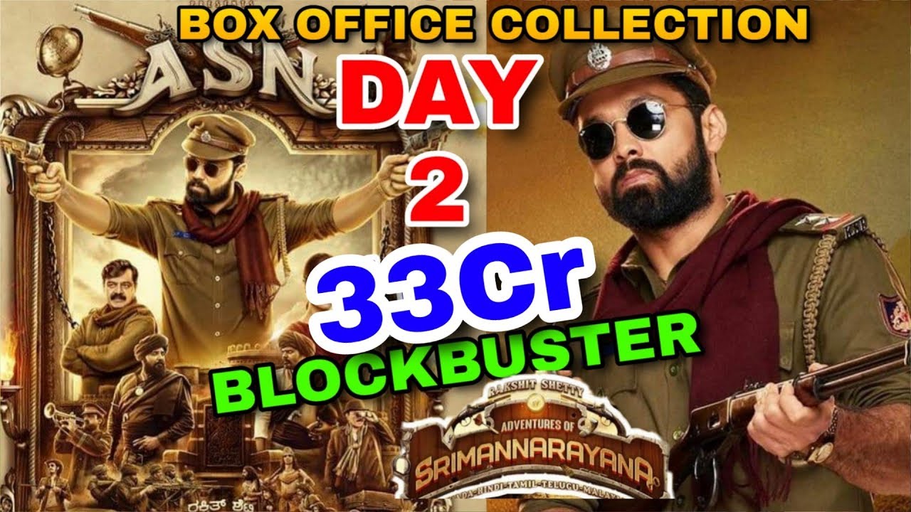 Avane Srimannarayana (ASN) Movie Box Office Collection Day 2 ...