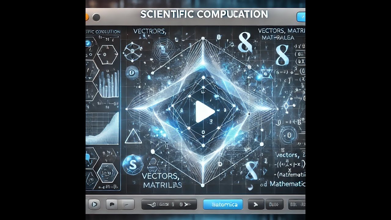 Scientific Computation, Vectors, matrices and their operations : Lec 1 ...