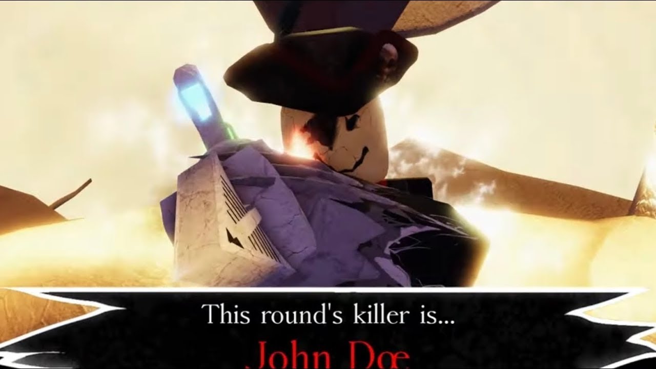 Server Wipe With Gasharpoon John Doe Skin | Roblox Forsaken - YouTube