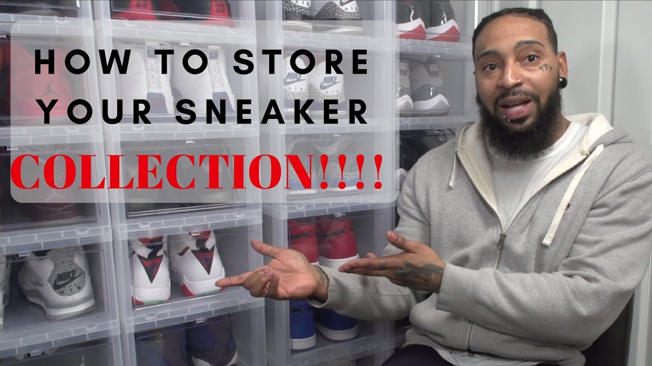 HOW TO DISPLAY YOUR SNEAKERS| WHERE TO BUY DROP FRONT SNEAKER BOXES ...