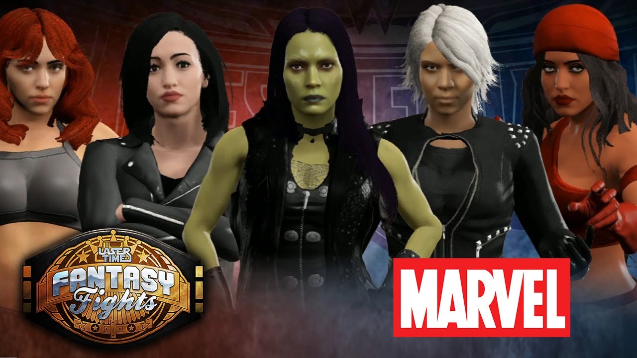 Marvel Women Super Heroes Face Off - Fantasy Fight! - YouTube