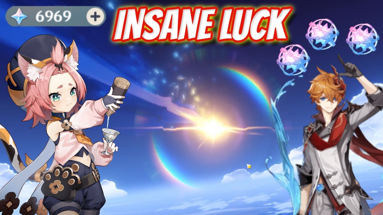 I rolled for Diona and THIS HAPPENS (Genshin Impact Childe banner rolls ...