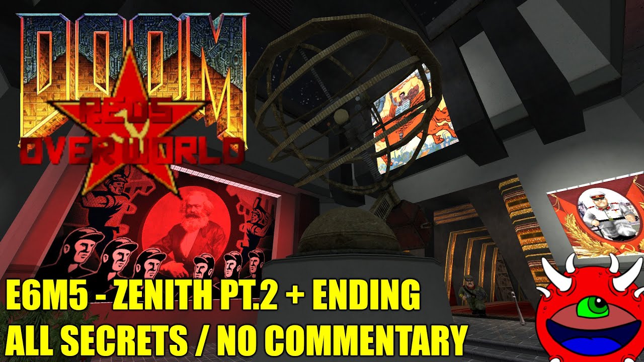 Doom 2: Reds Over World 2.0 - E6M5B Zenith Pt.2 - All Secrets No ...