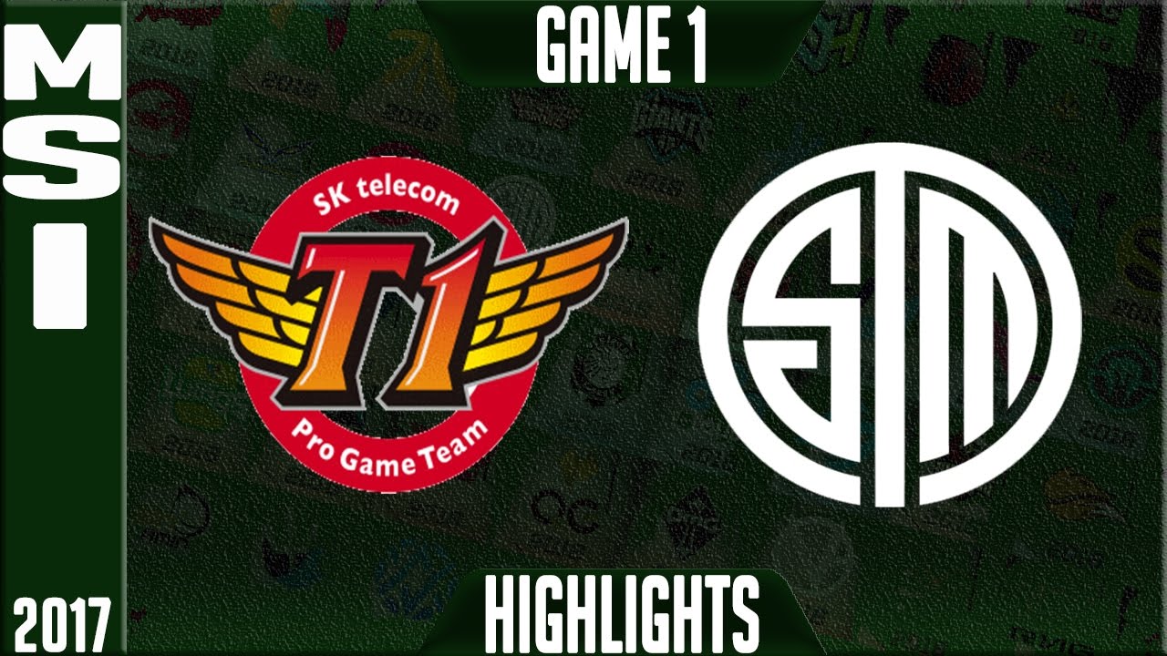 SKT T1 vs TSM Highlights MSI 2017 Day 2 Group Stage - SK Telecom T1 vs Team Solomid - YouTube