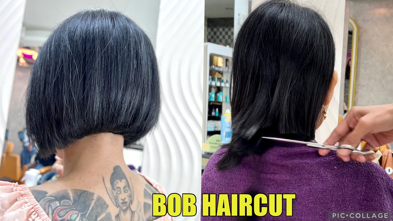 BOB HAIRCUT | POTONG RAMBUT BOB SEDAGU | Hair transformation | Model ...