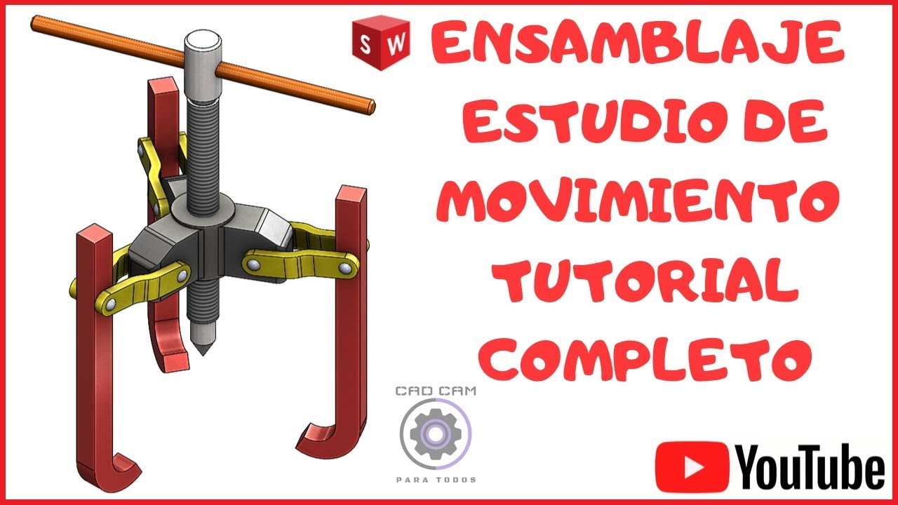 solidworks 2020 ensamblaje movimiento - YouTube