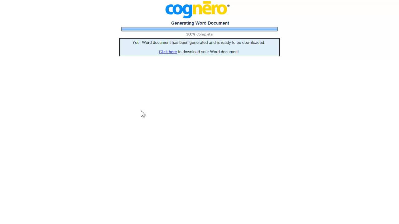 Exporting a Cognero Test as a Word document - YouTube