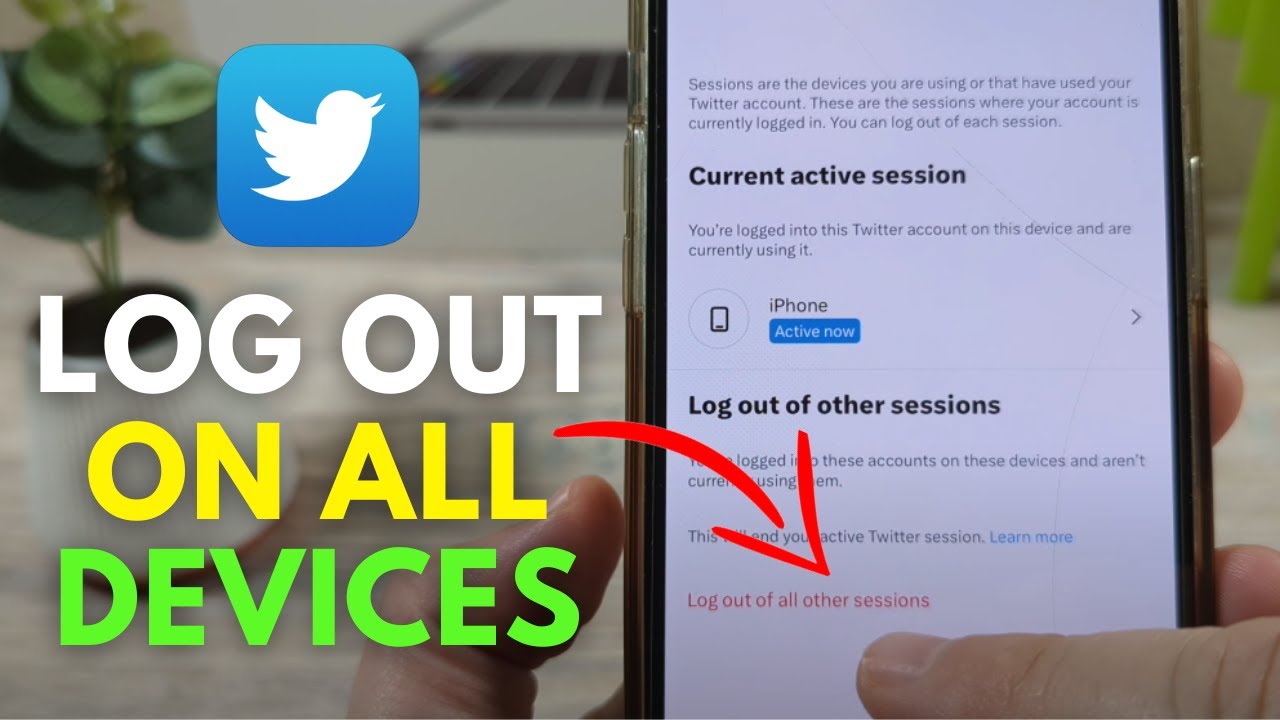 How To Log Out Of Twitter On All Devices (Active Sessions) - YouTube