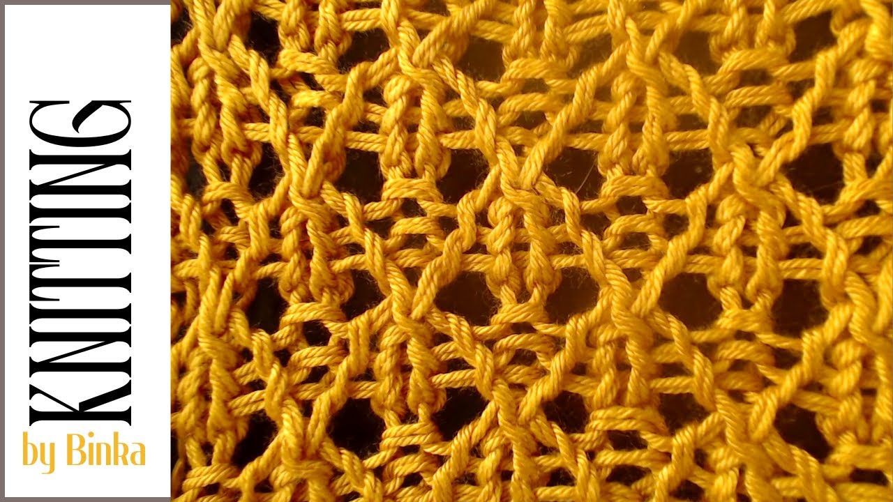 [Bulgarian] А summer openwork knitting pattern. Лятна ажурна плетка. How to knit. - YouTube