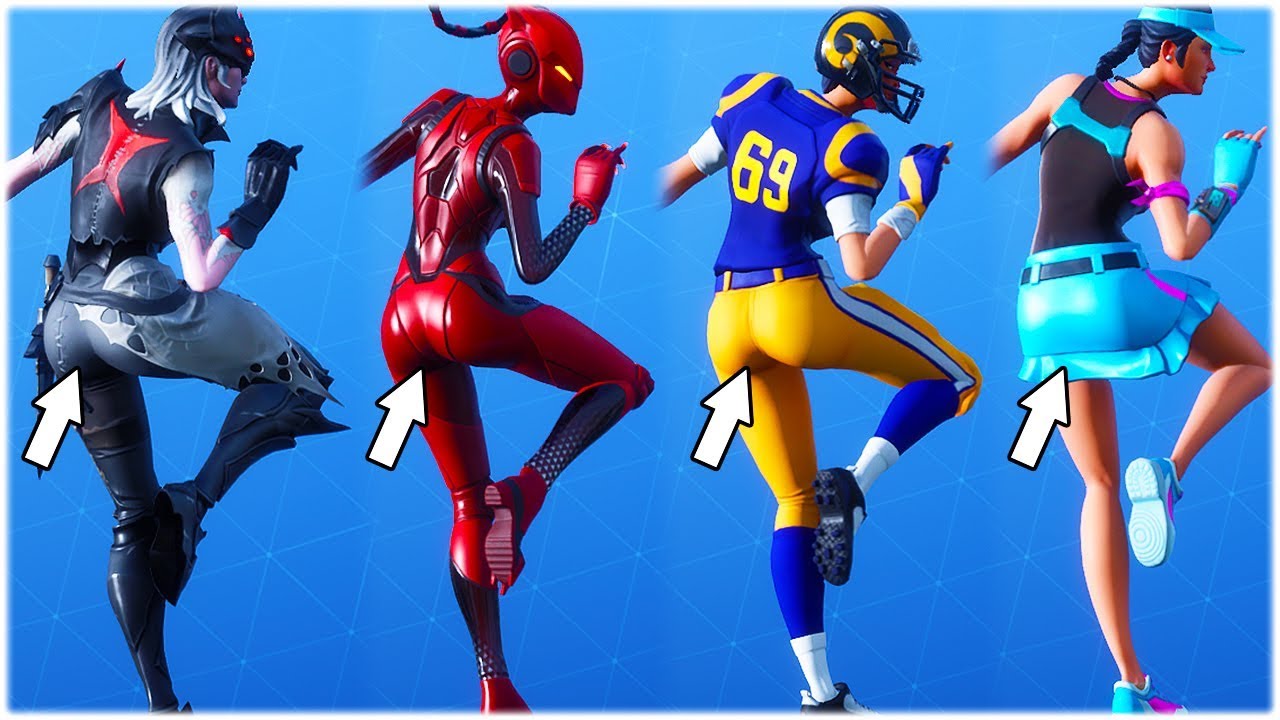 AMAZING NEW "SLICK" DANCE EMOTE SHOWCASED WITH MY LADYS 😍 ️ FORTNITE ...