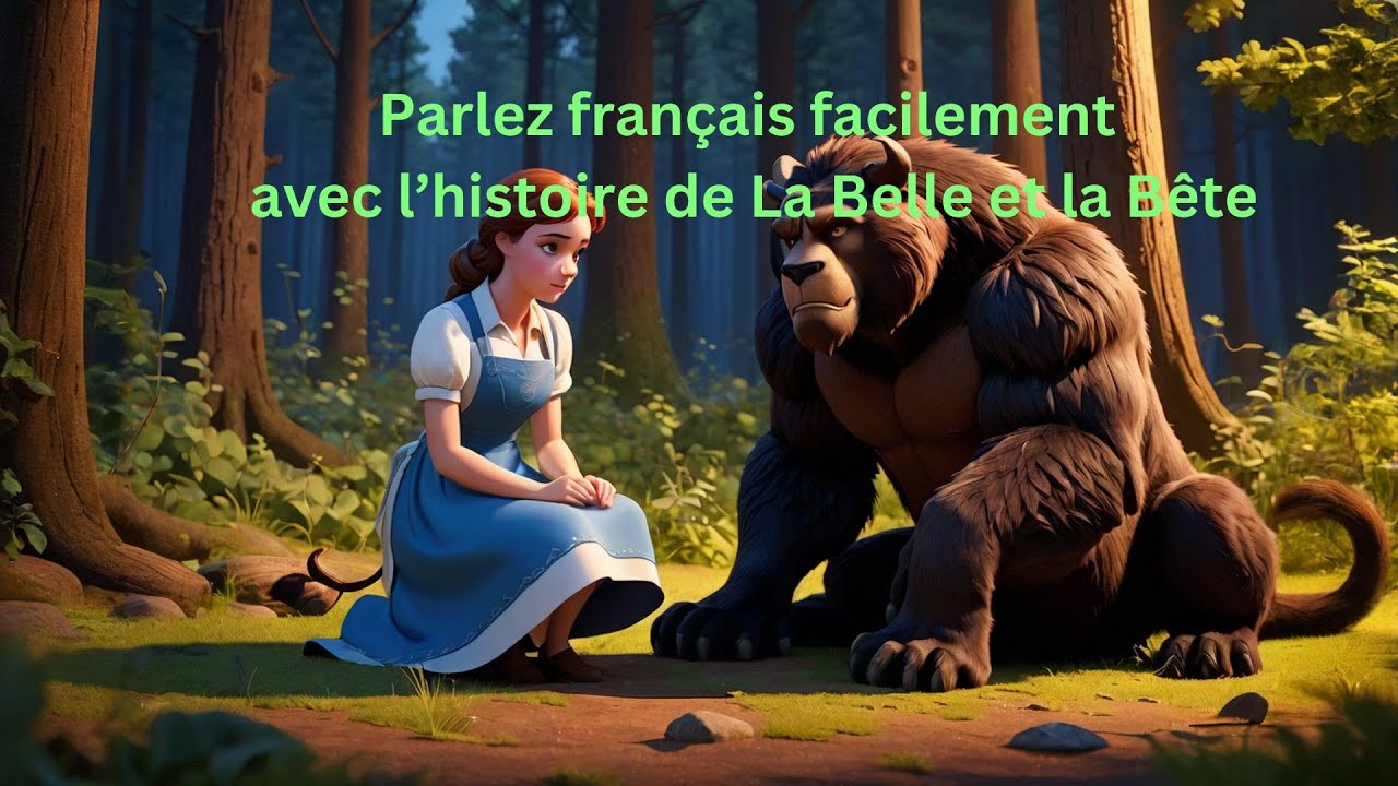 Apprenez le français facilement avec l'histoire La Belle et la Bête # ...