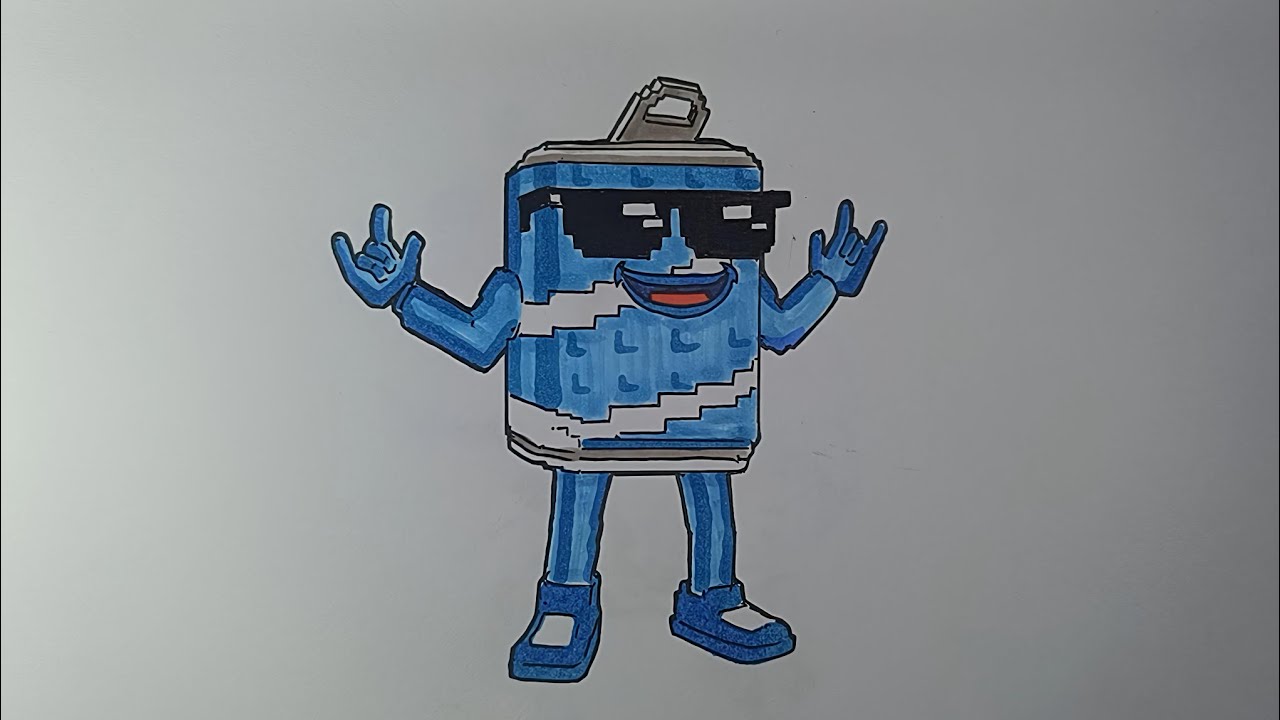 How To Draw Swag Soda In Steal A Brainrot - YouTube