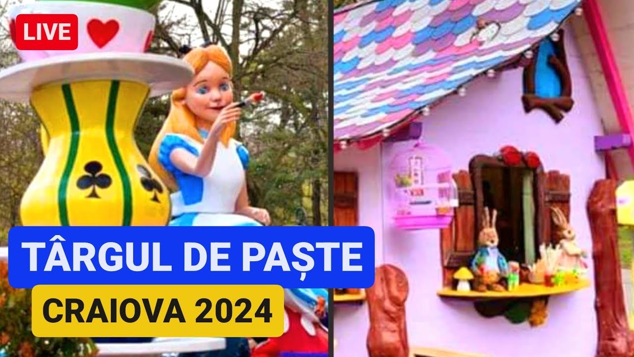 🔴 TARGUL de PASTE din CRAIOVA - Iar e cel mai frumos din ROMANIA in ...