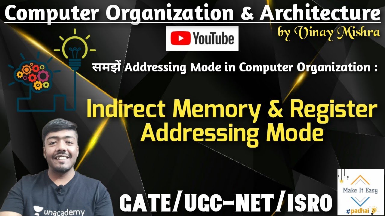 Computer Organization #47: Indirect Addressing Mode | Register & Memory ...