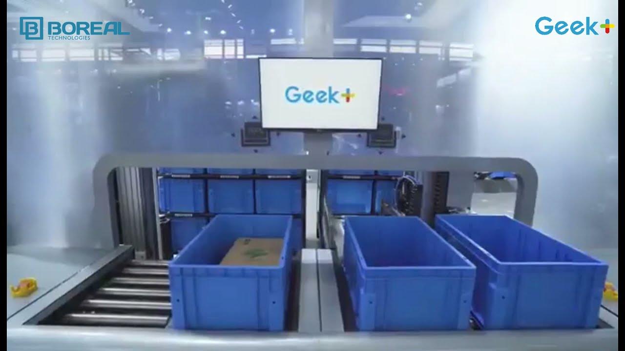 Solución Robótica GeekPlus PopPick - YouTube