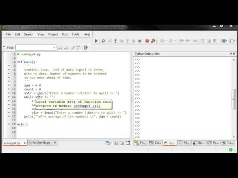 average with sentinel loop - YouTube