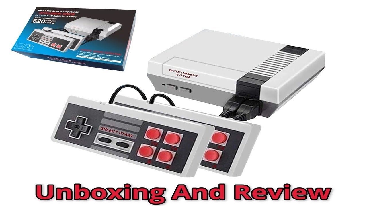 Unboxing And Review: New 2024 Version! Fake Retro Classic Nes Console ...