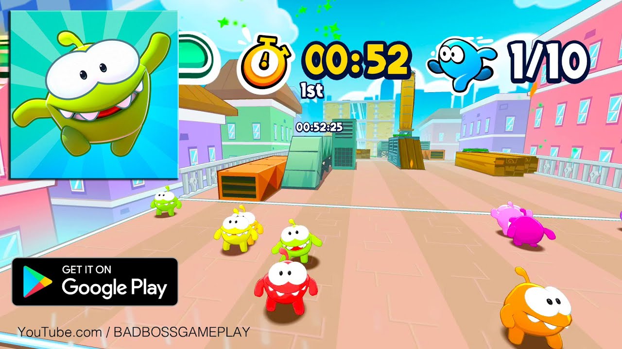 Om Nom: Parkour ( ZeptoLab ) Android Gameplay HD - YouTube