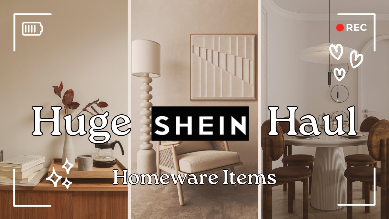 Home Update: SHEIN Huge Haul & Over 15 Items + Affordable Home Decor ...