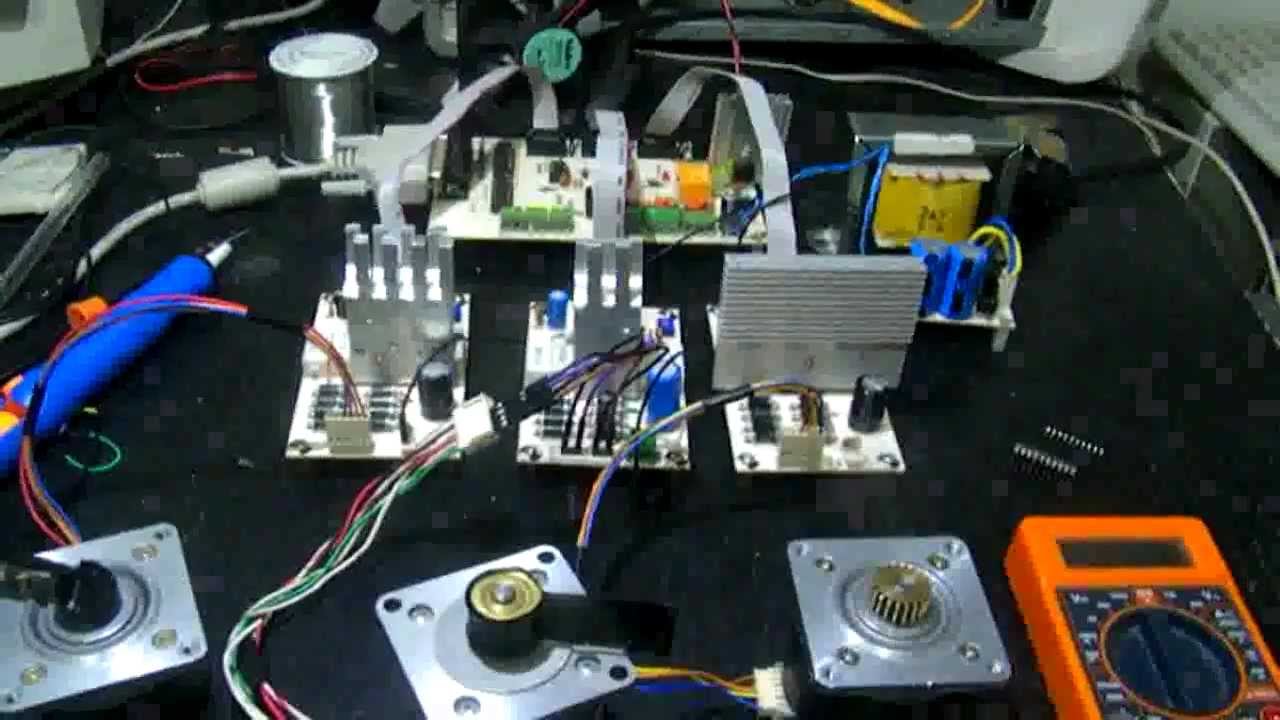 Interfaz CNC ejes X Y Z - CNC interface X Y Z axis - YouTube
