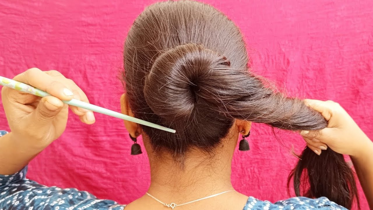 Different Types OF Buns! 😲 Long To Short Hair Juda Bun Hairstyle For ...