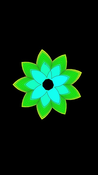 Amazing Flower 🌸 Graphic Design using Python turtle🐢 #python #pythonshorts #coding #viral # ...