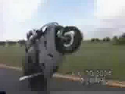 Girl Falls off Motorcycle - YouTube