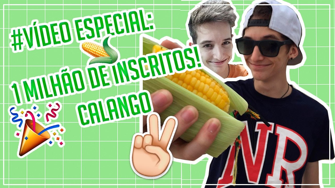 #VídeoEspecial - 1 milhão de Inscritos Calango! - YouTube