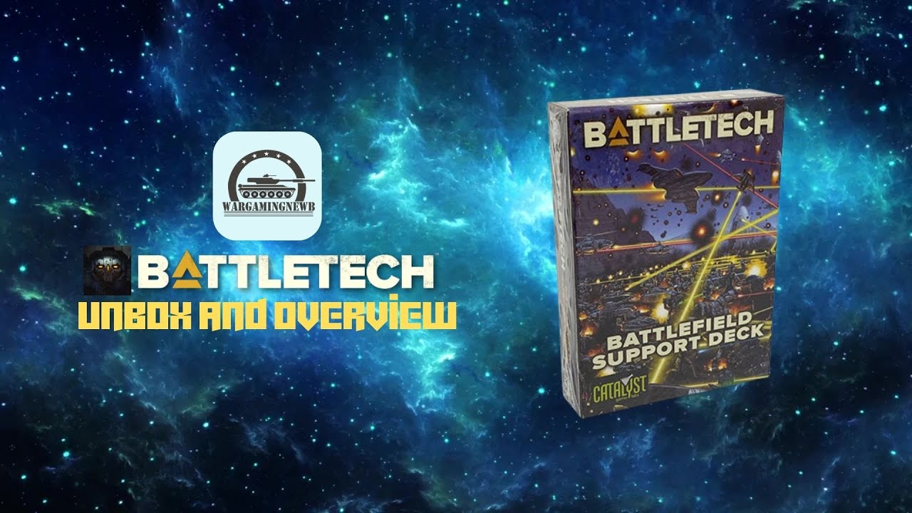 Unbox and Overview: Catalyst Games Battletech Battlefield Support Deck ...