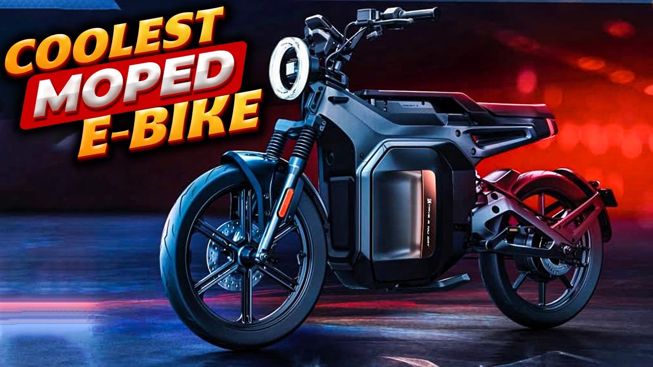 Check Out These 5 Coolest Moped-Style E-Bikes Futuristic Bikes - YouTube