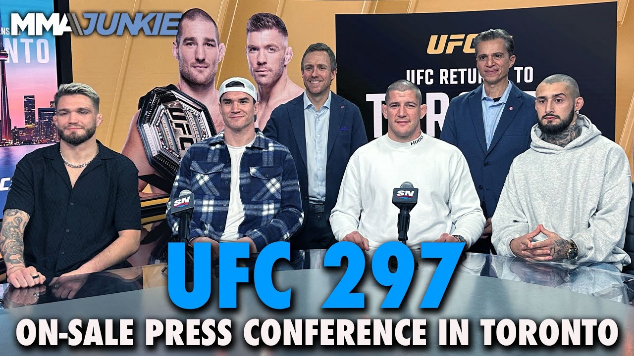 UFC 297 Press Conference in Toronto: UFC Exec, Fighters Talk MMA's ...