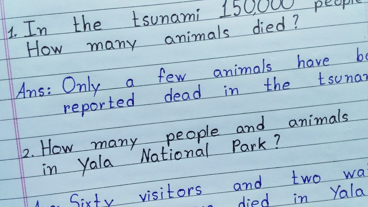 The Tsunami | Page - 30 Solutions | Class - 8 | NCERT | - YouTube