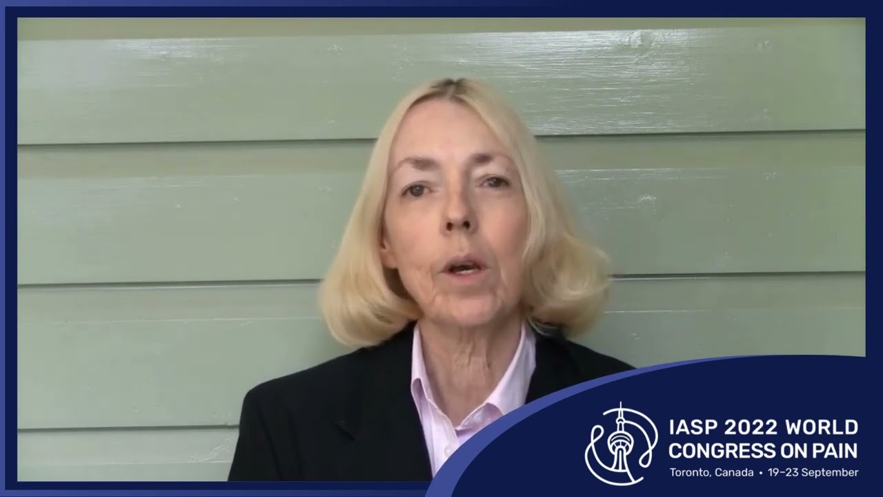 2022 World Congress on Pain, Plenary Speaker, Maree Smith, PhD - YouTube