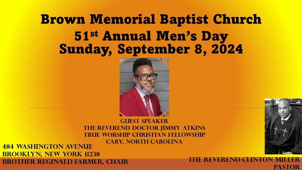 "Getting to the Good", Rev. Dr Jimmy Atkins, 51st Annual Men's Day ...