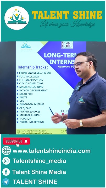 Talent Shine - Long Term Internships - Approved by APSCHE - YouTube