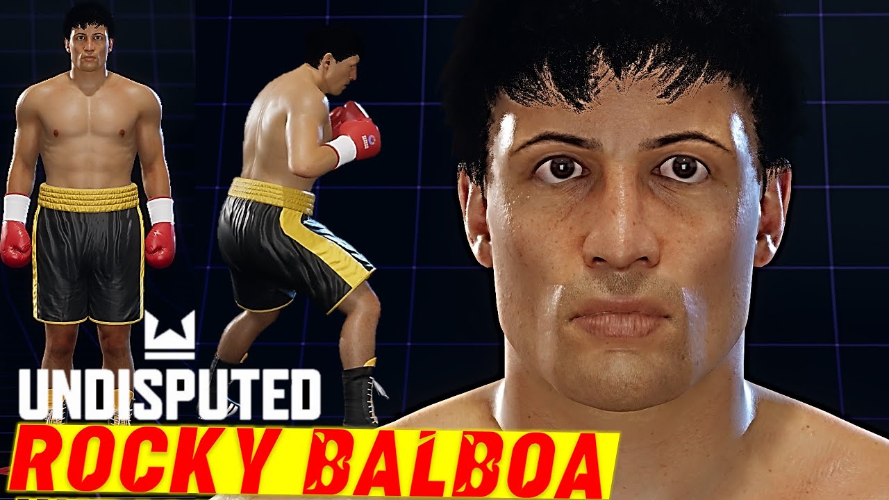How to make Rocky Balboa in Undisputed Boxing (CAF Formula) - YouTube