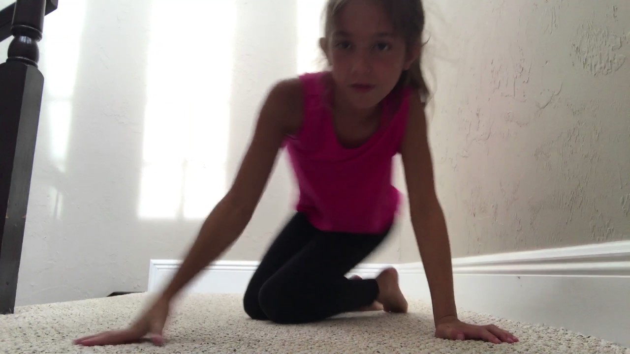Gymnastics skills to do in small rooms - YouTube